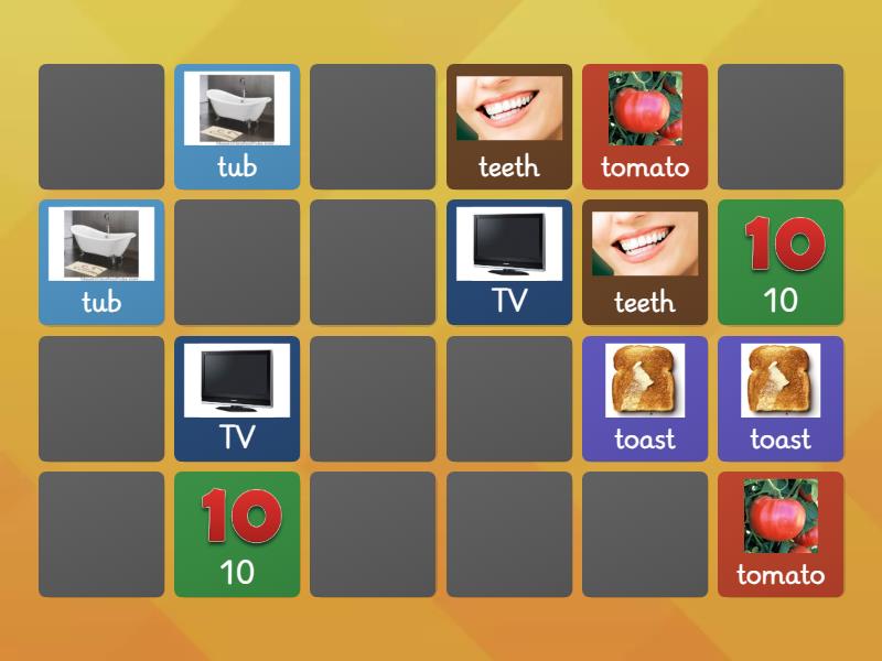 Backing - initial T - Matching pairs