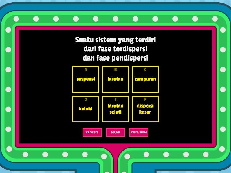 Sistem Koloid - Gameshow quiz