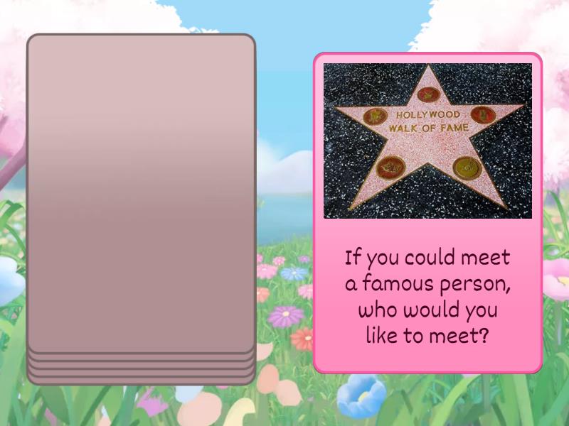 second conditional - Speaking cards