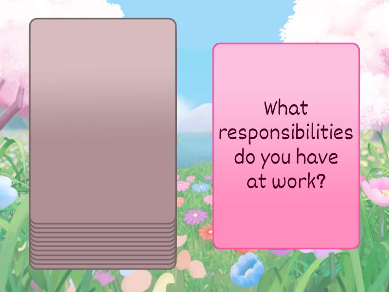 Work - Speaking cards