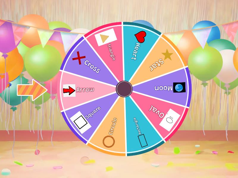 Spin the Shape! - Spin the wheel