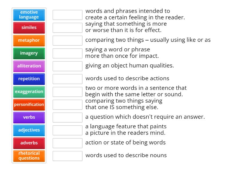 STARTER language devices - Match up