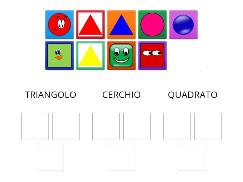 FORME GEOMETRICHE - Group sort