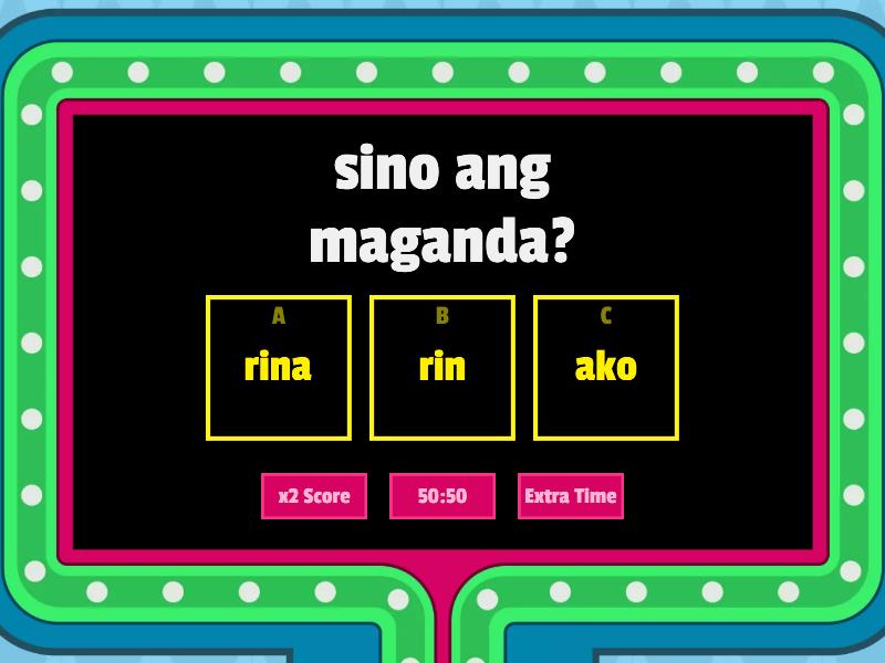 filipino - Gameshow quiz