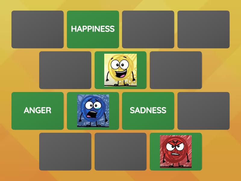 Emotions Memory Game - Matching pairs