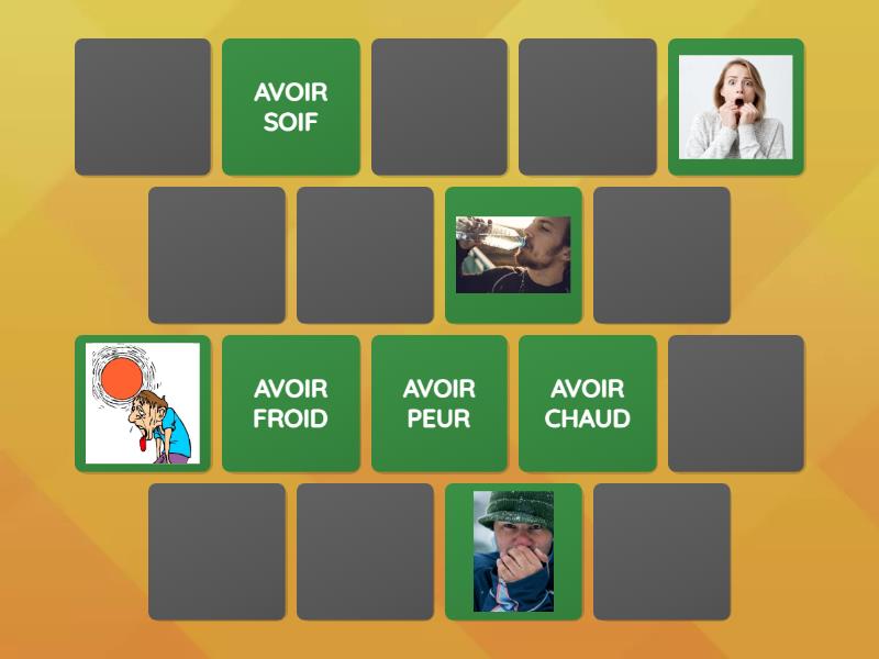 EXPRIMER UNE SENSATION - Matching pairs