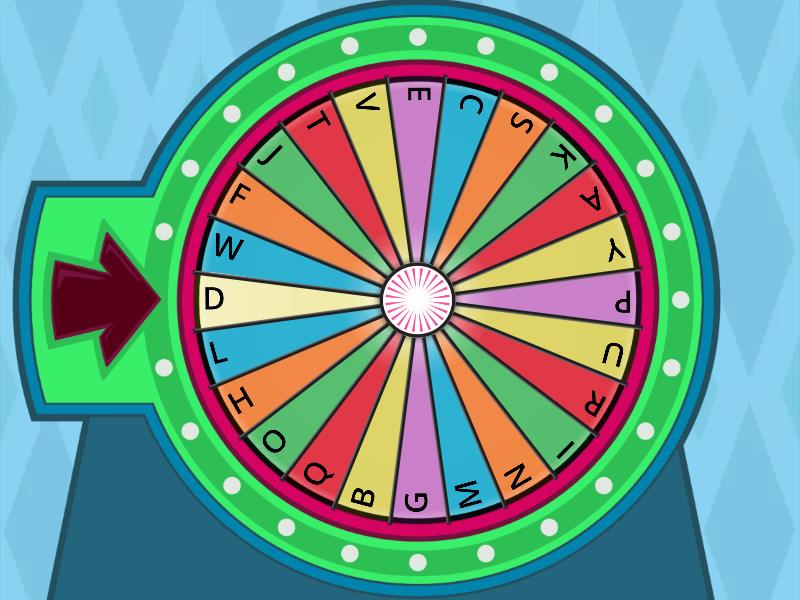 Letter picker - Spin the wheel