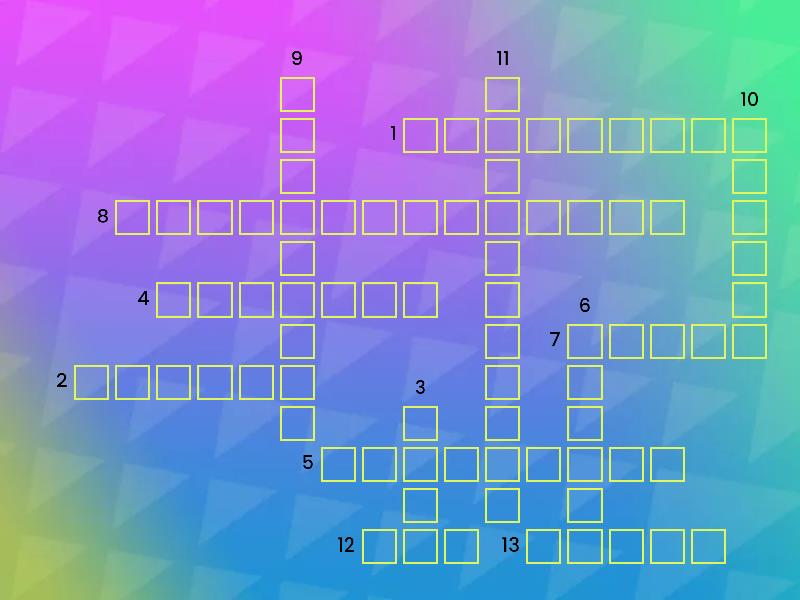 Momente A1.1, Lektion 5, Wortschatz, Gegenstände - Kreuzworträtsel