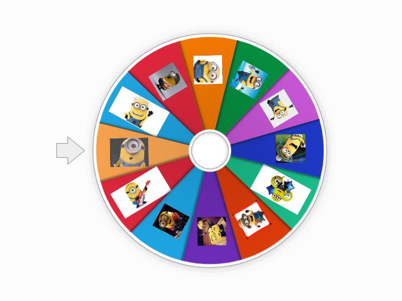 Paz and the MINIONS!!! - Spin the wheel