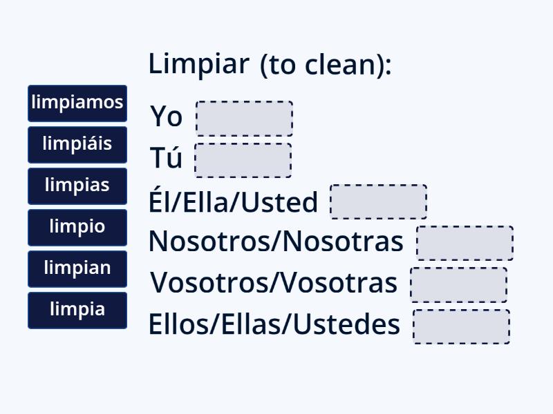 Conjugación - Complete the sentence