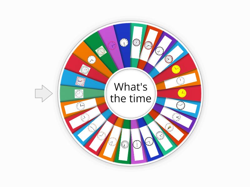 Telling the Time - Random wheel