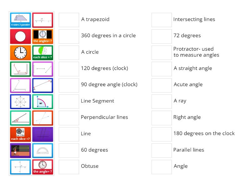 Geometry Terms - Match up