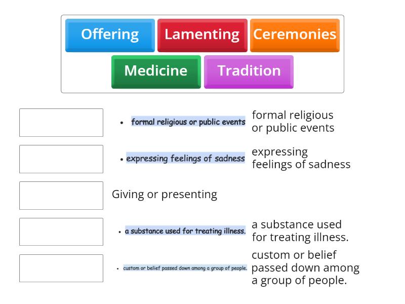 Mama Miti Vocabulary - Une las parejas