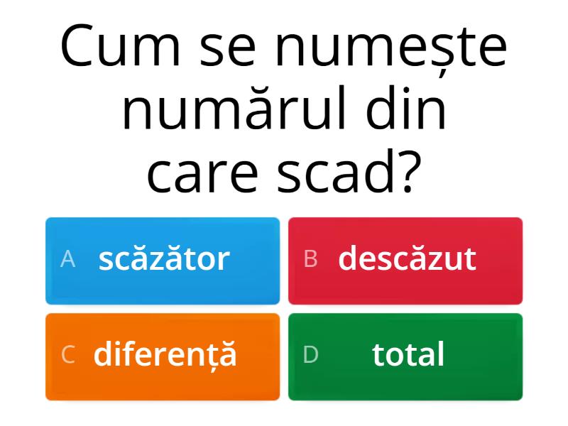 Terminologie matematica_clasa 1 - Quiz