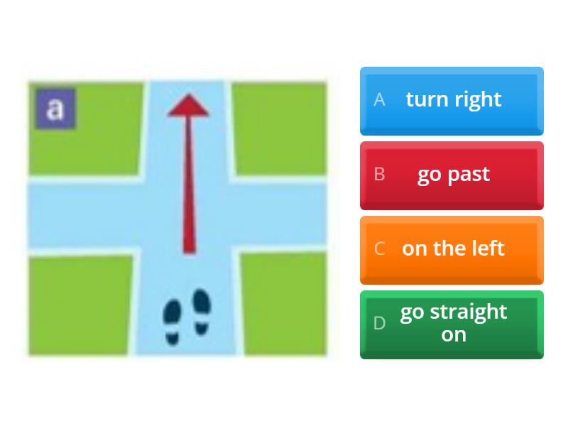 Giving directions - Quiz