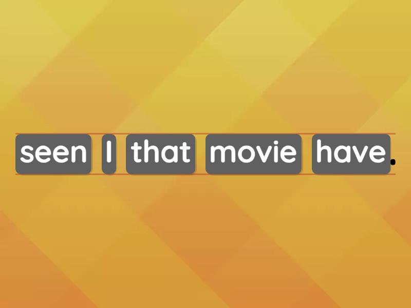 SMKTPB English Form 5 Grammar Practice (Present Perfect Tense) - Unjumble