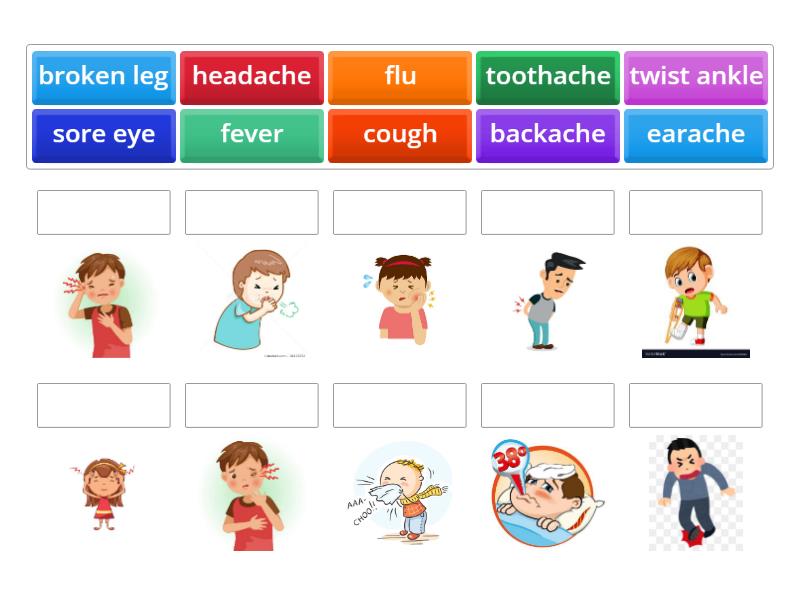 Health problems - Match up