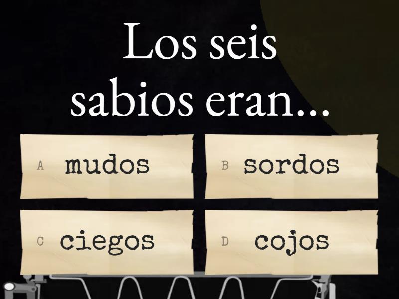 Los siete sabios 1 - Cuestionario