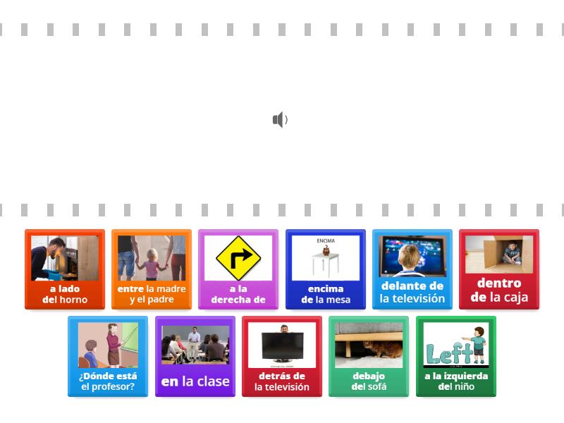 N2 · Preposiciones de lugar - Find the match