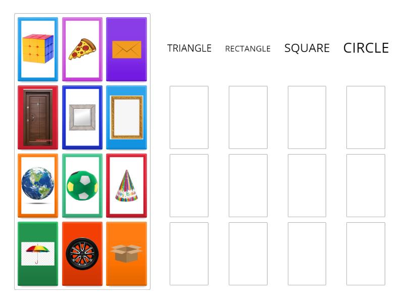 SHAPES SORTING - Group sort