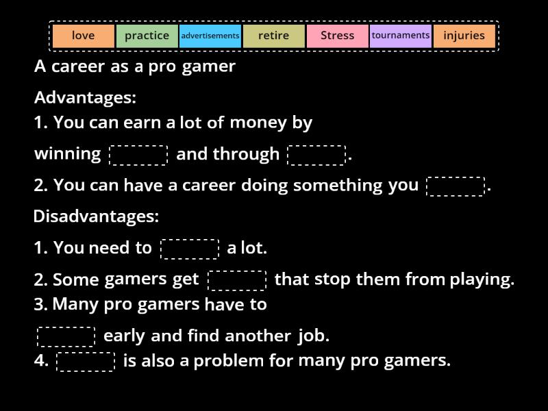 Aula 4 - Talents - Building Vocabulary - Complete the sentence