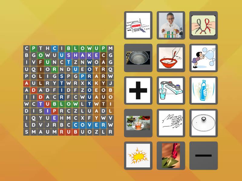 Amazing science - Wordsearch
