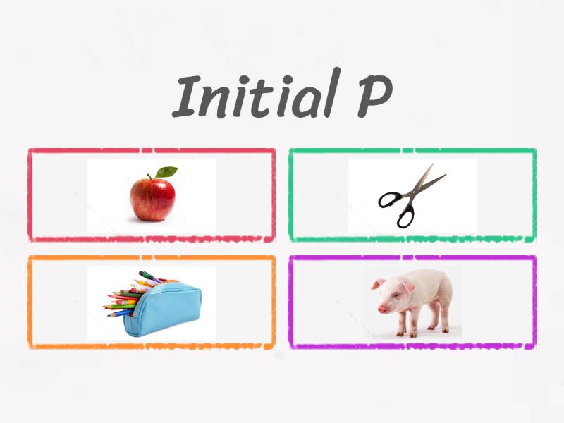 Initial Sound P - Quiz