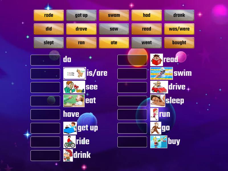 IRREGULAR VERBS - Match up