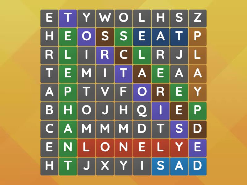 Unit 2 Word Search - Wordsearch