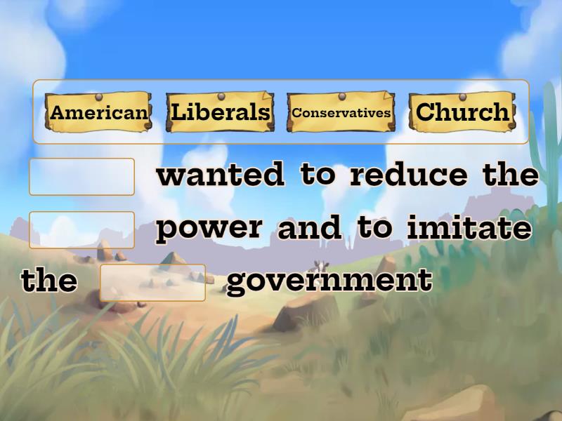 REFORMATION IN MEXICO - Complete the sentence