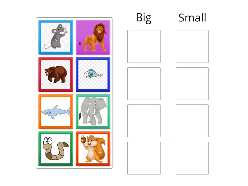 classifying big and small - Group sort