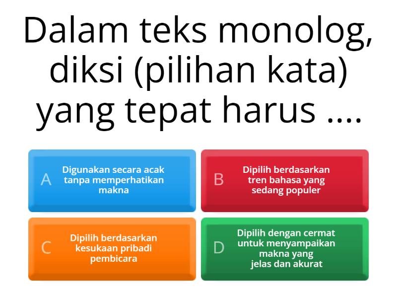 TEKS MONOLOG - Quiz