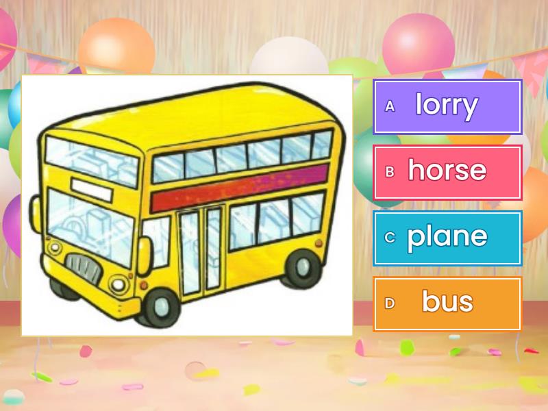 Kid's box 1 Unit 10 - Quiz