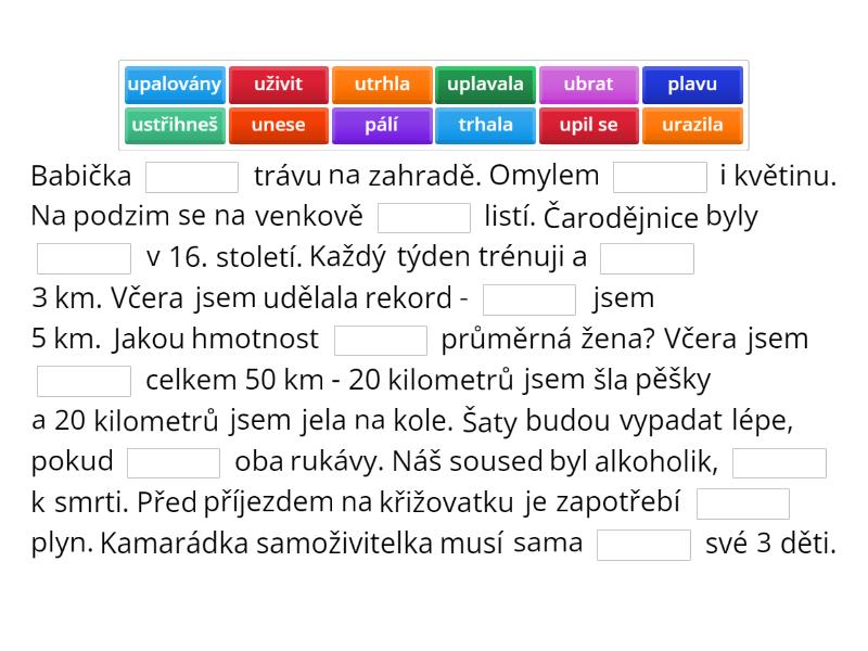 Prefix U - Complete the sentence