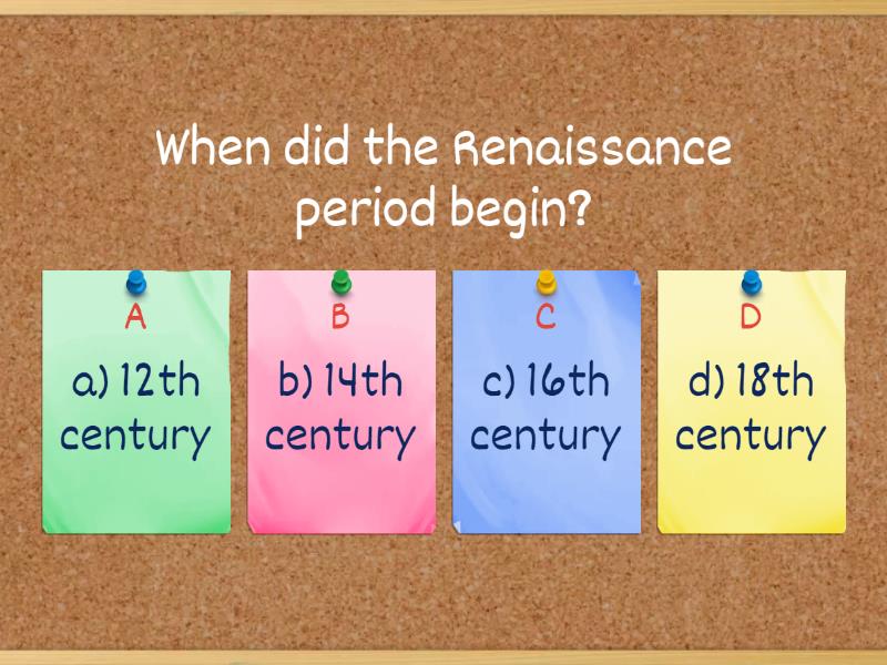 Renaissance - Quiz