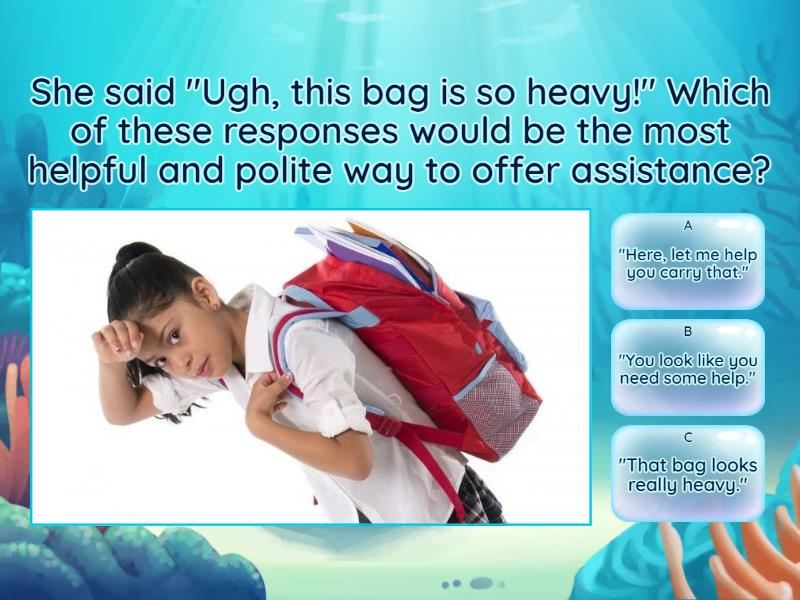 Offering Help - Quiz