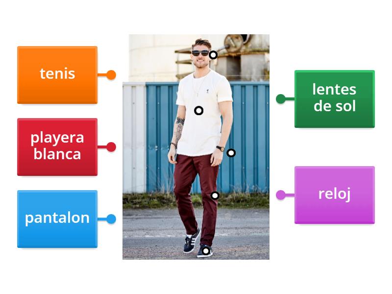 Ropa - Labelled diagram