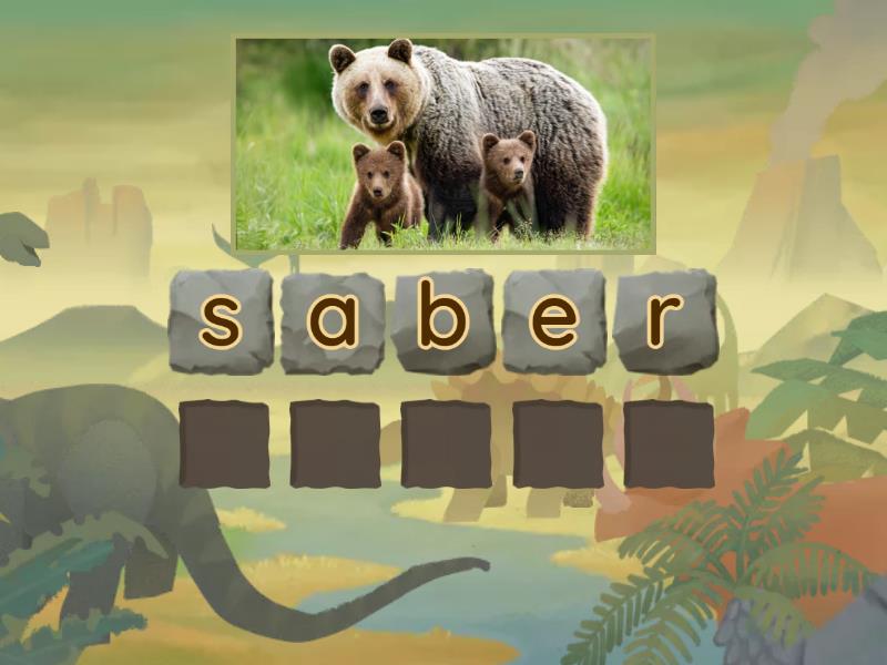 Spell the Animal Names - Anagram