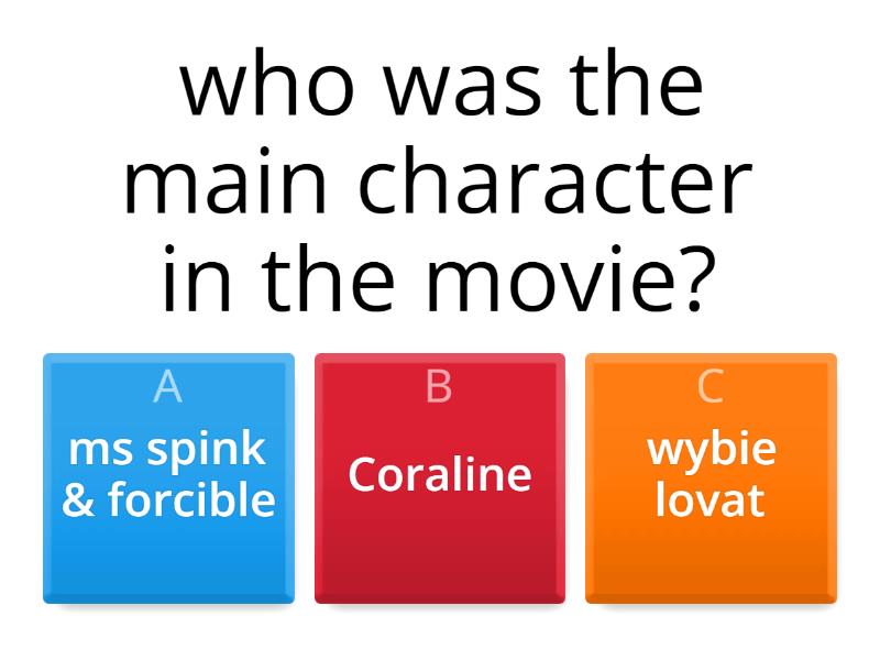 Coraline - Quiz