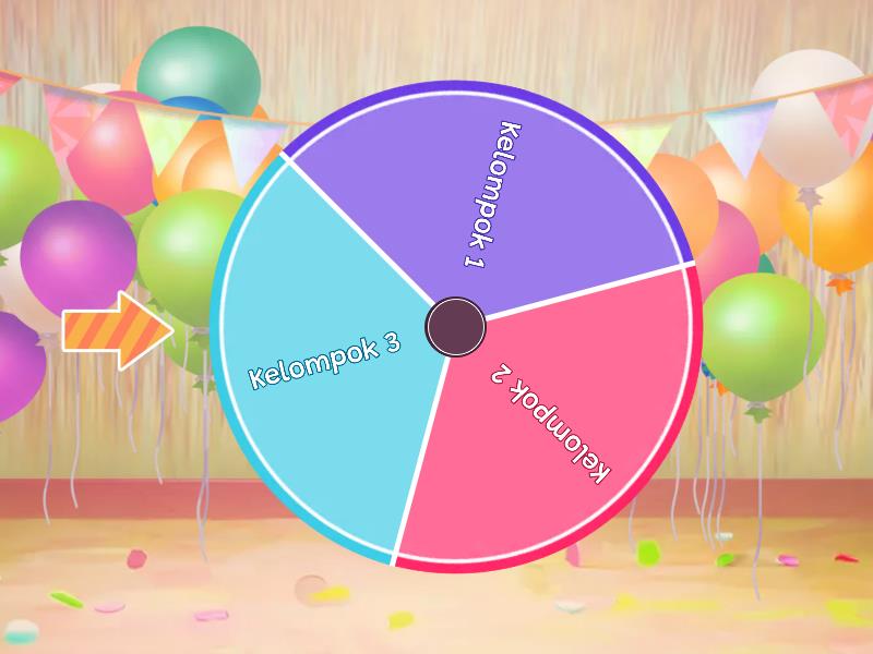 Spinner Urutan Presentasi Kelompok - Spin the wheel