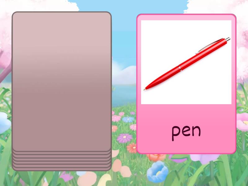 school objects_2 - Speaking cards