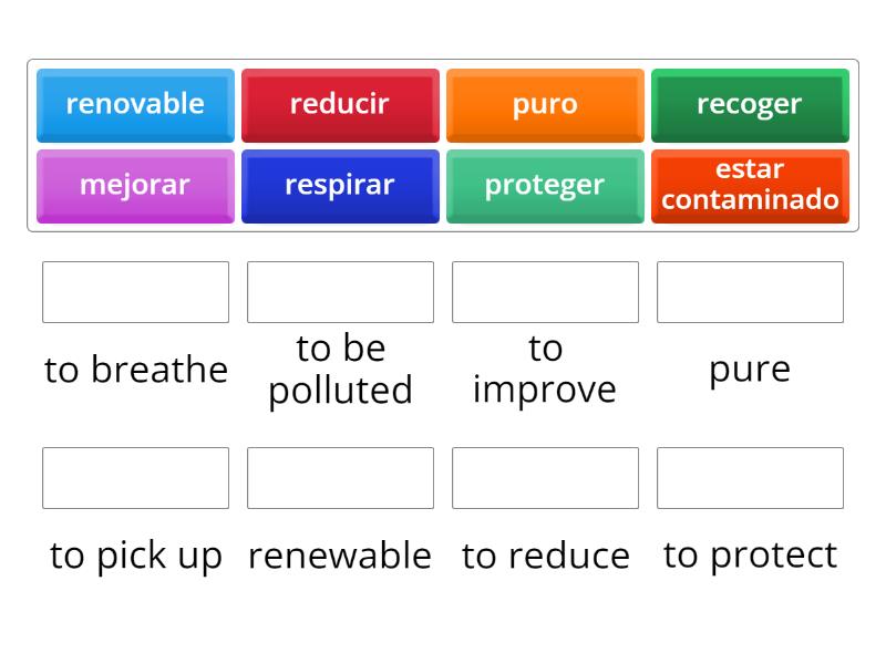 SENDEROS 3 - El Medio Ambiente- Part 2 - Match up