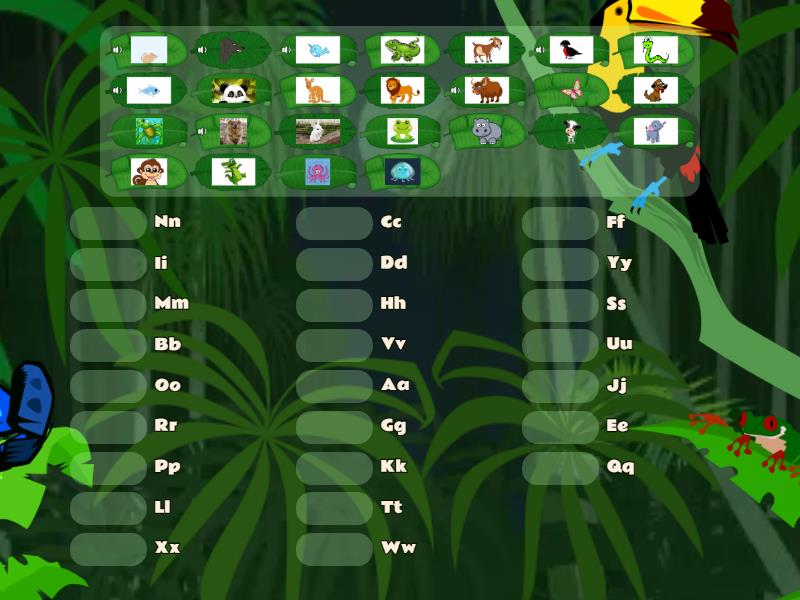 ABC animals - Match up