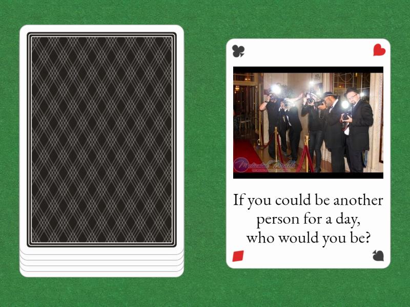 - Second conditional - Speaking cards