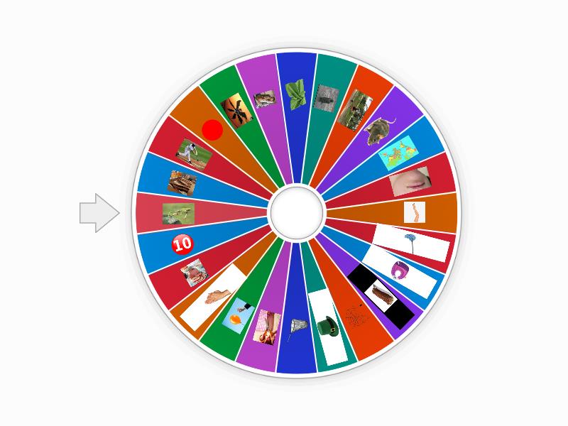 CVC words spinning wheel- tap and write - Spin the wheel