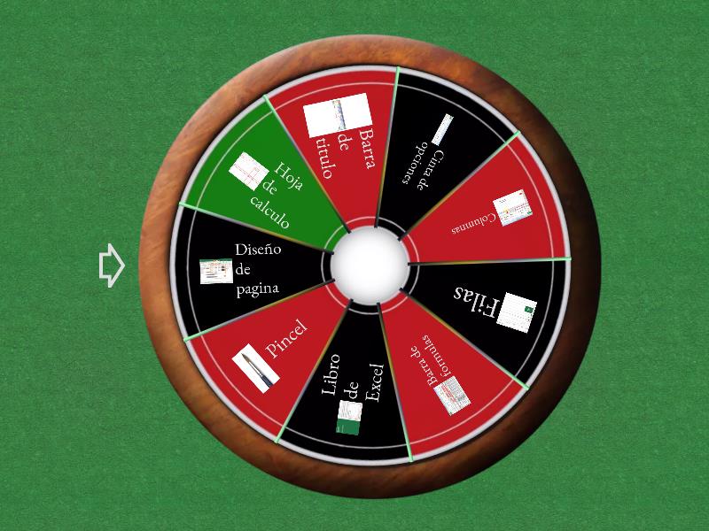 Herramientas de excel - Spin the wheel