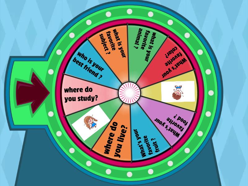 questions - Random wheel