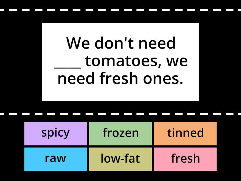English File - Intermediate - Unit 1: Vocabulary / Food. Activity 3 ...
