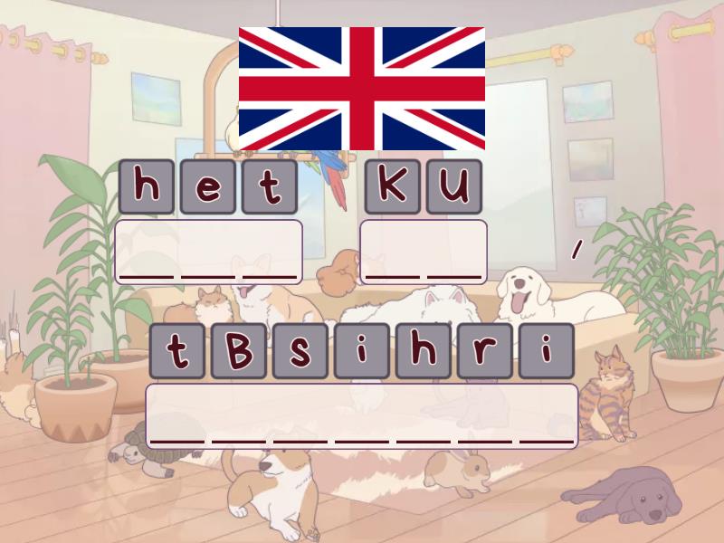 Go Getter 1: Unit 1.3 - Countries and nationalities - Anagrama