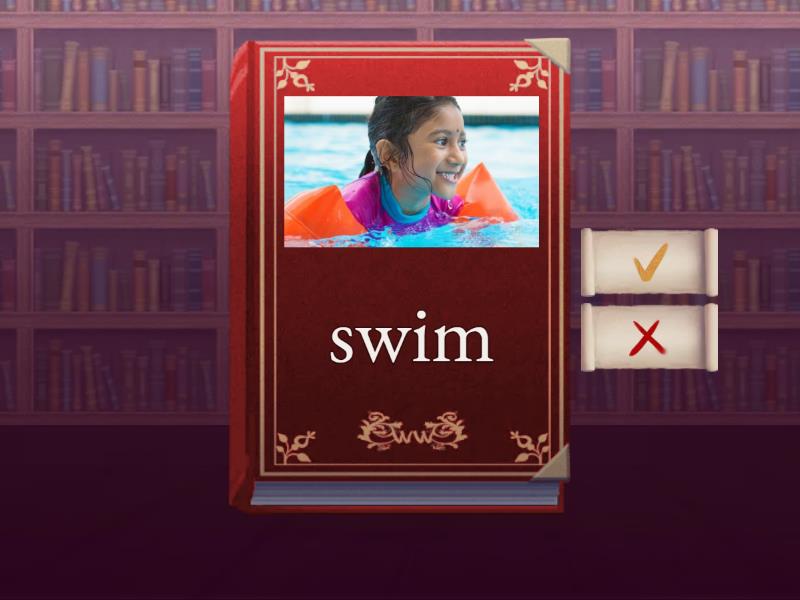 eKidz 1 A Swim - Flash cards